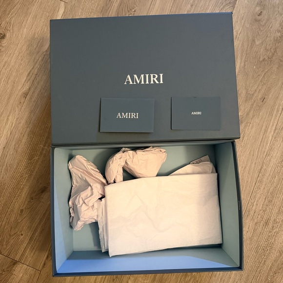 AMIRI | Storage & Organization | Amiri Shoe Box With Original Tissue ...